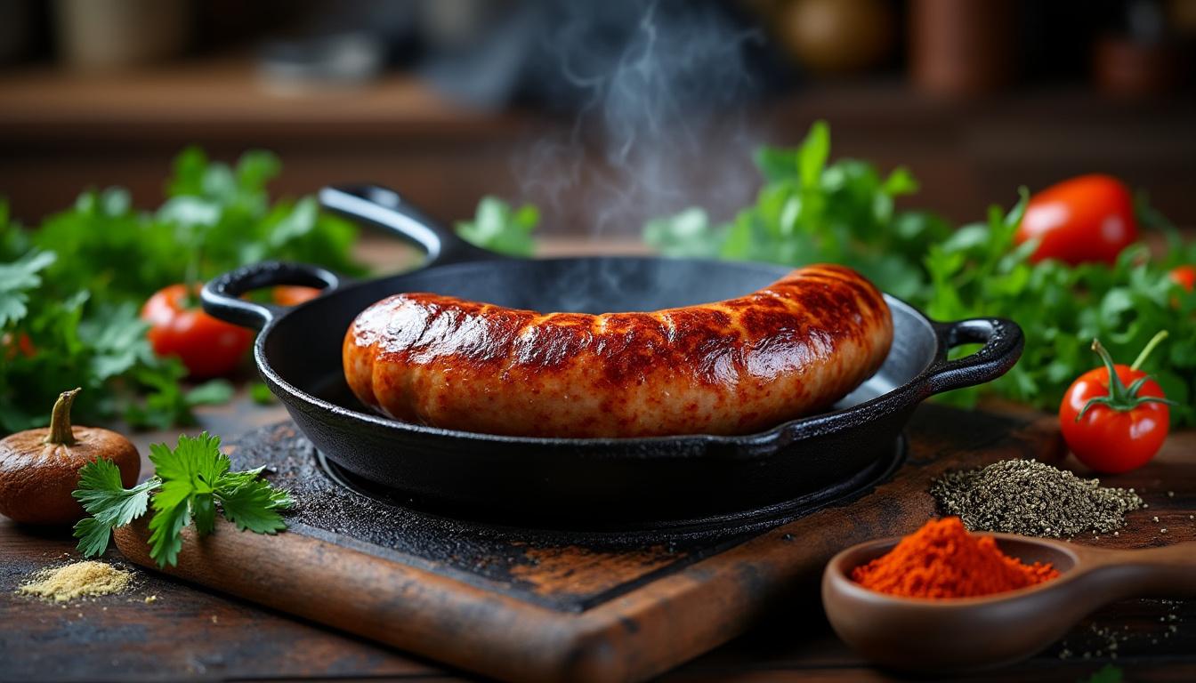 Comment le poids d'une merguez influence la cuisson et la saveur