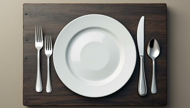 La position des couverts à table : signification des différents ...